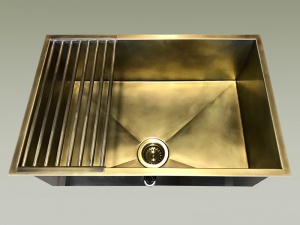 Lavelli da cucina in acciaio inox su misura Verona. Lavelli in corten ...